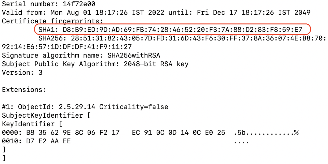 Create a Keystore for signing Android and Amazon Apps – Zype