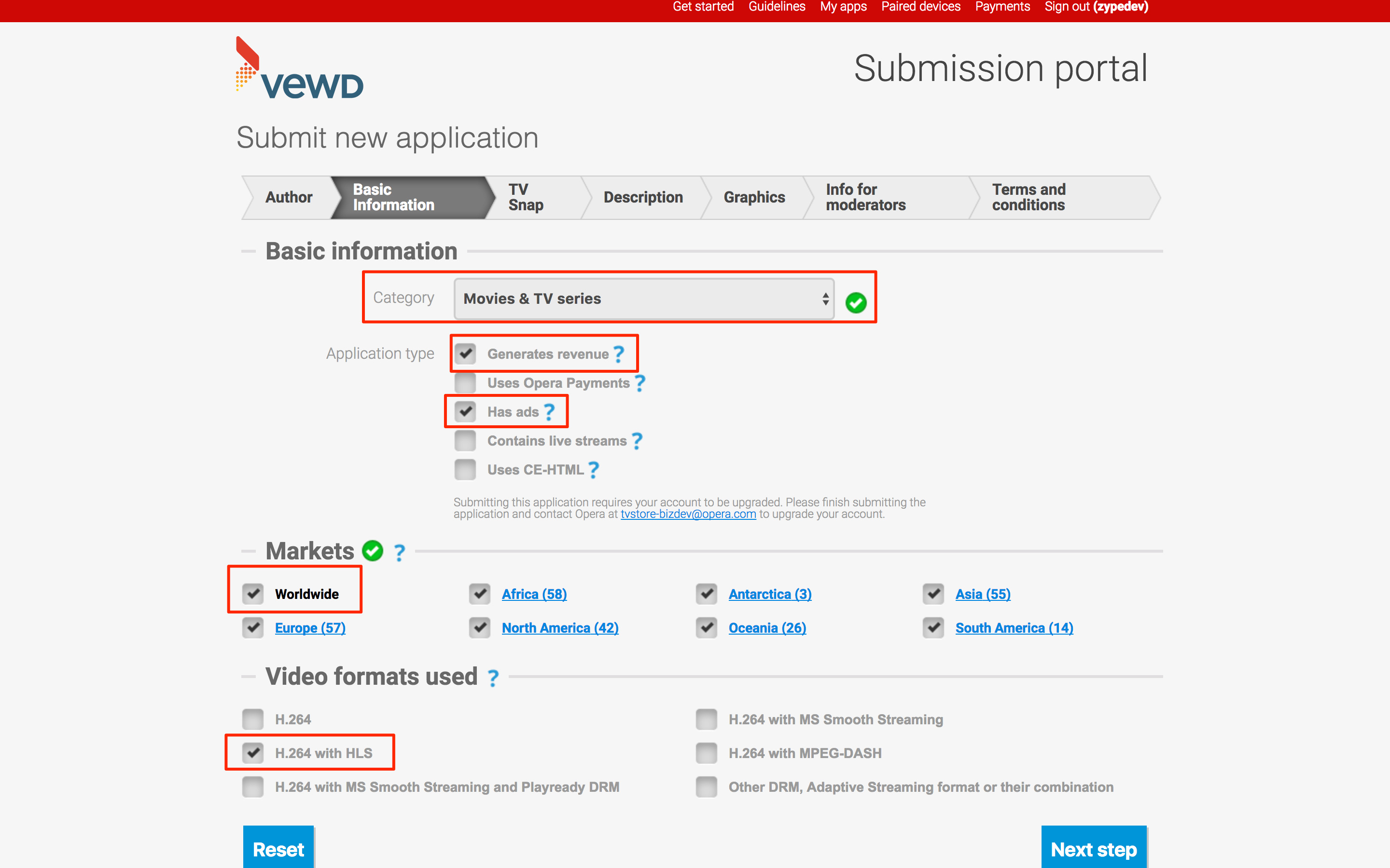 Submitting Your Vewd App – Zype